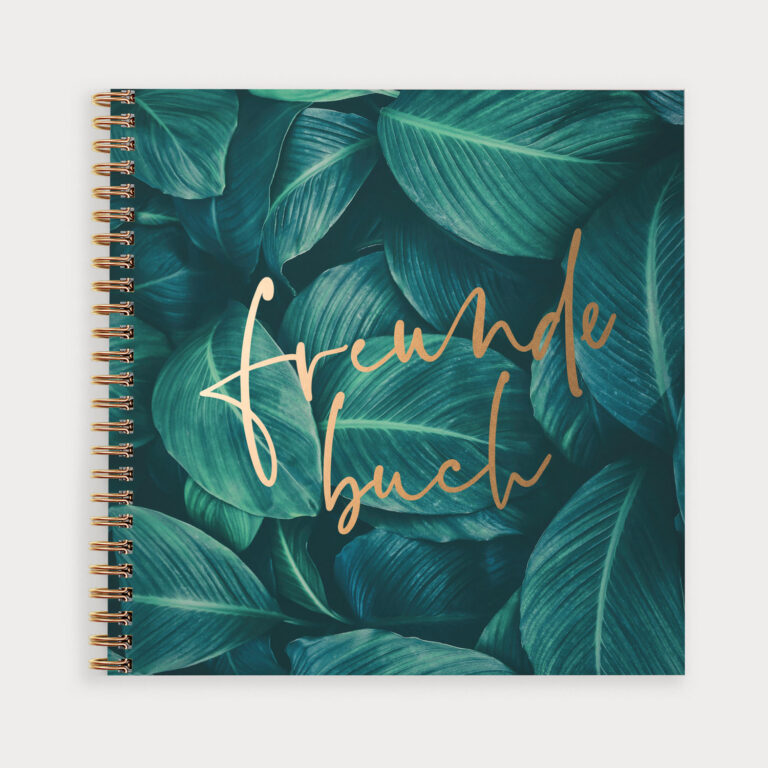 Freundebuch für Erwachsene in verschiedenen Designs | nuts & golden
